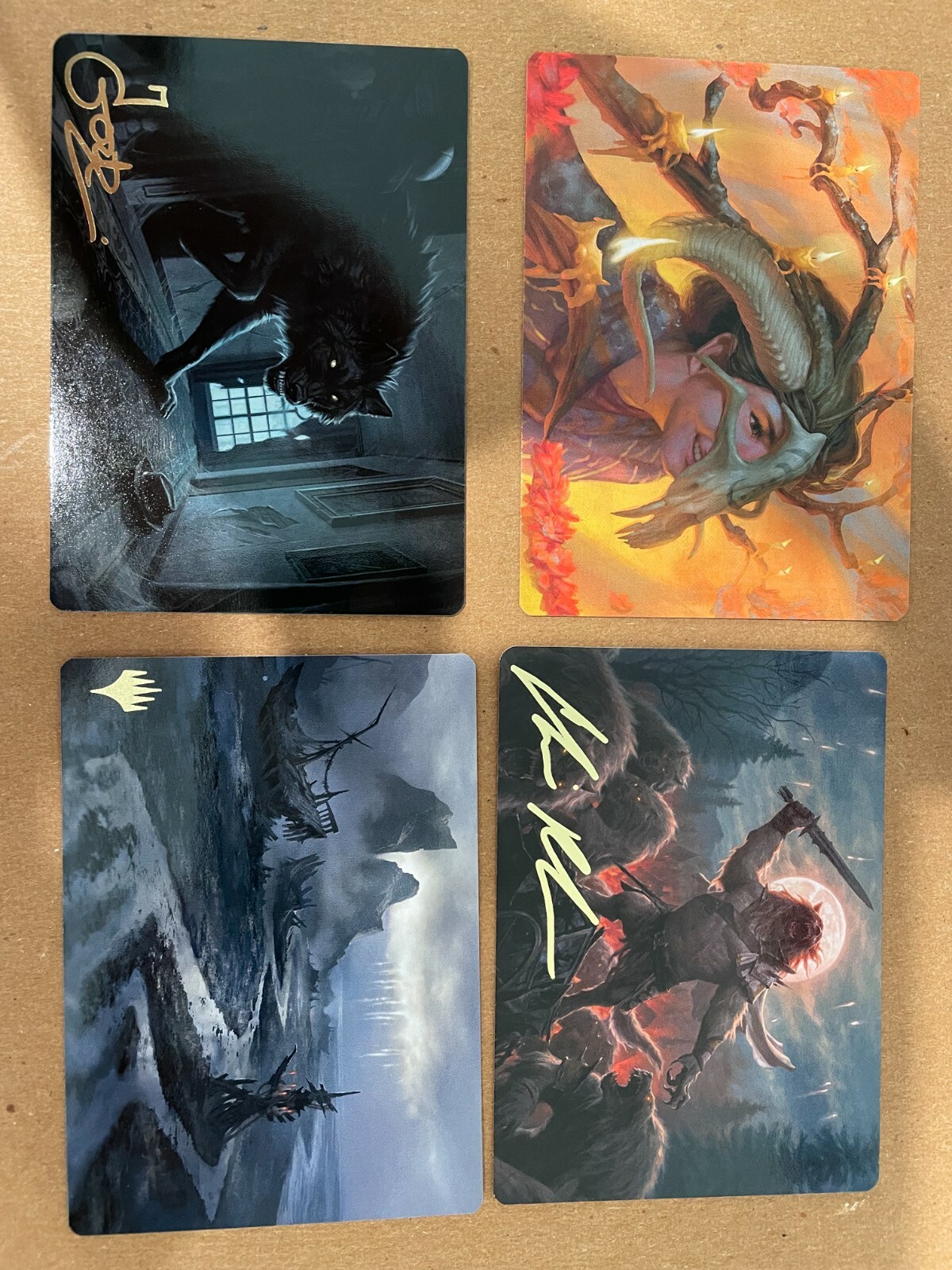 MTG Innistrad art series gold stamped lot 3 | eBay
