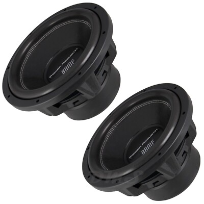 (2) Power Acoustik BAMF-122 | 12 Inch 3500W Dual 2 Ohm Car Audio ...