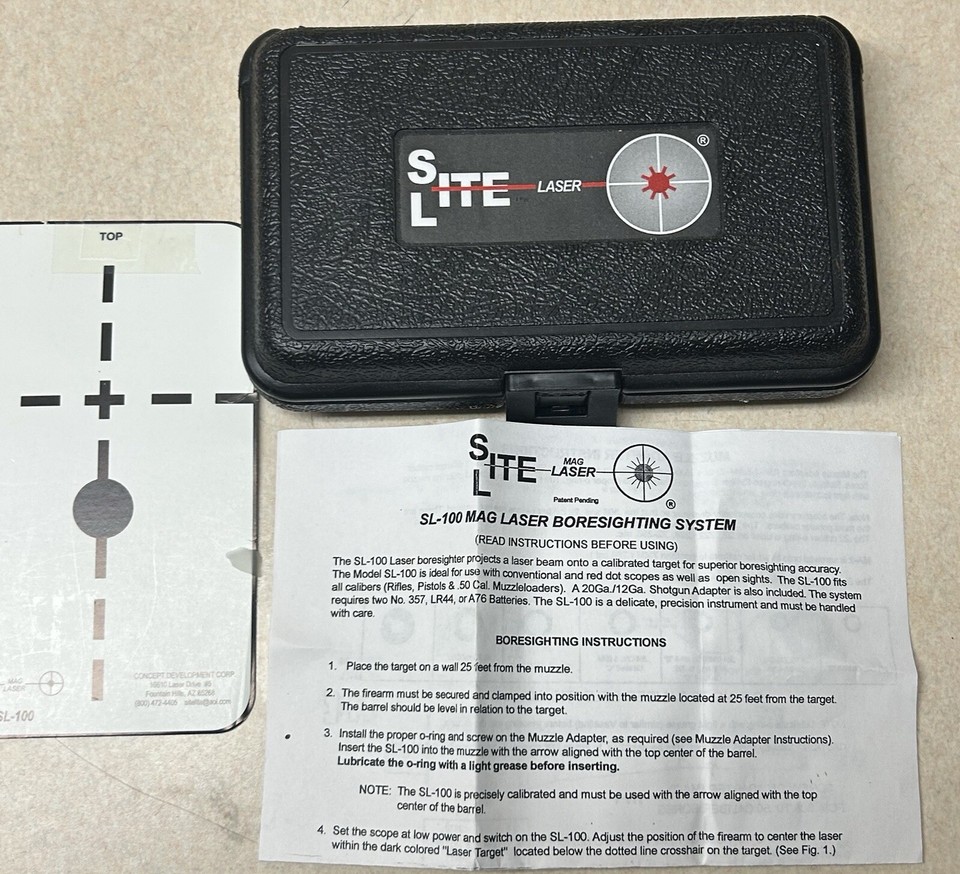 SITELITE SL-100 Mag Laser Boresighting System 703952180010 | eBay