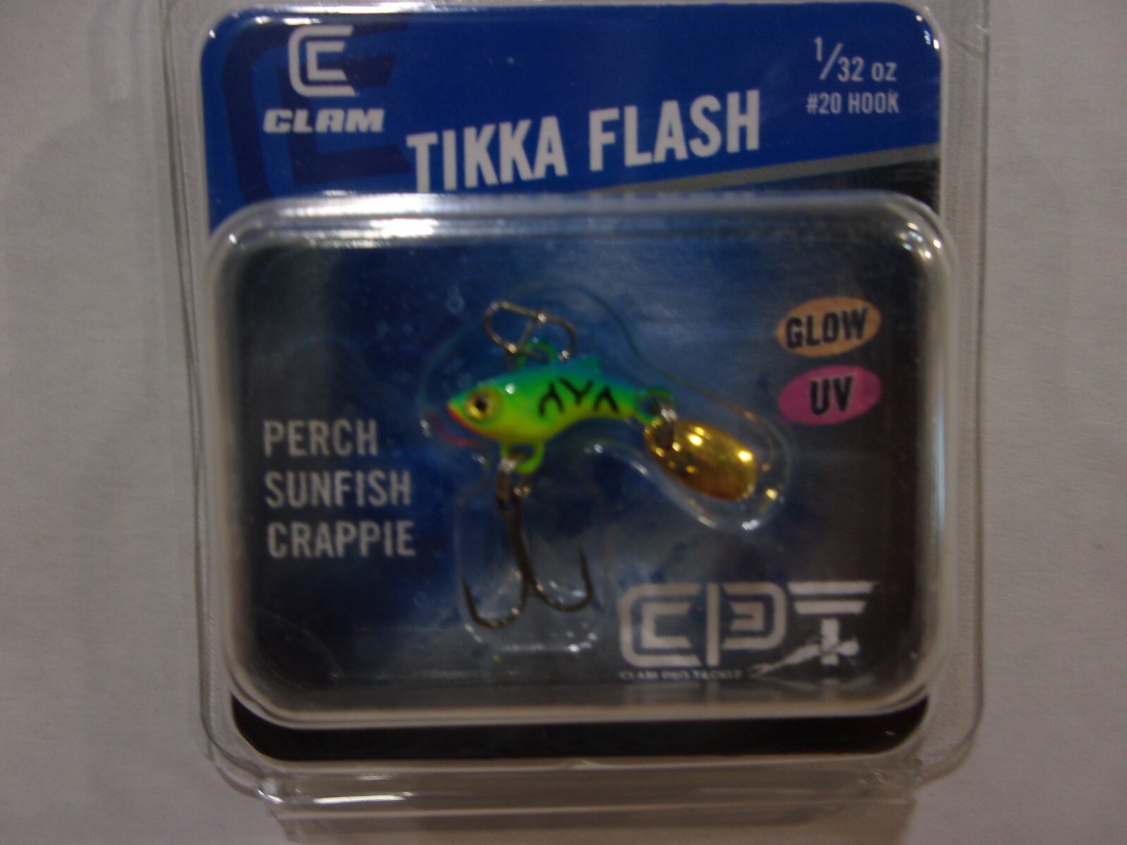 Clam TIKKA FLASH ice fishing jig 1/32 oz #20 choose color NIP | eBay
