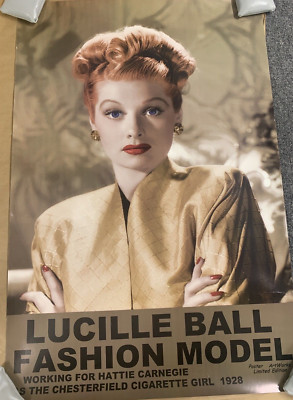 Lucille Ball Fashion Model Chesterfield Cigarette Girl 36"x24" LE ...