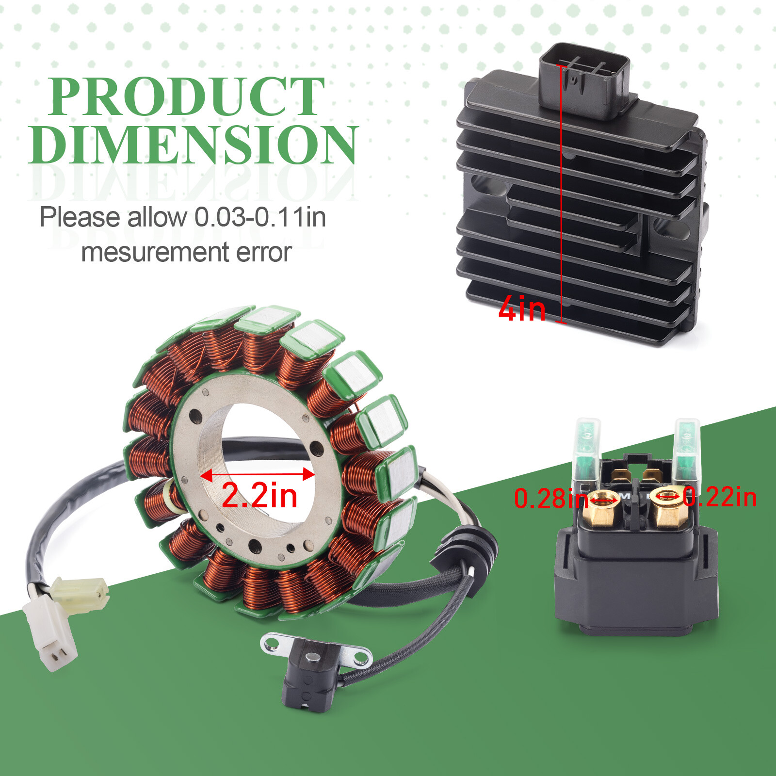 Stator Relay Rectifier W Gasket for Yamaha Vstar 1100 XVS1100 Custom ...