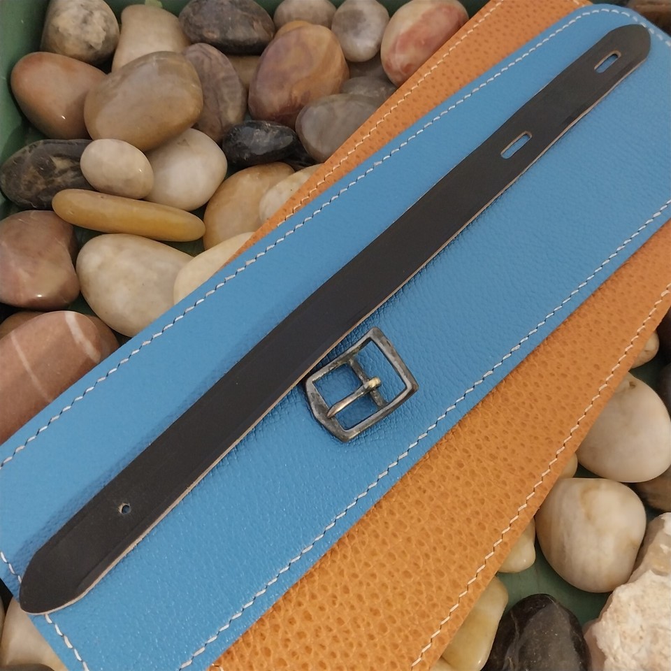 Shell Cordovan Leather Vintage Pocket Watch Fob Strap & Antique Brass ...