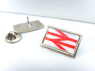 BR BRITISH RAIL RAILWAYS DOUBLE ARROW LAPEL PIN BADGE TIE TACK CLIP ...