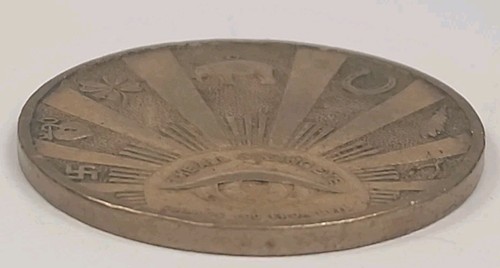 Rare Coin 1920s-1930s All Seeing Eye Token Good Luck Will Accompany The ...
