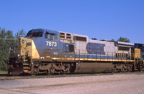 GECX C40-8W # 7873 ( ex CSX ) @ Galesburg, IL 9/30/2023 | eBay