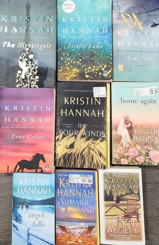 Lot 12 Kristin Hannah PB/HC Books True Colors/Home Front/Nightingale/4 ...