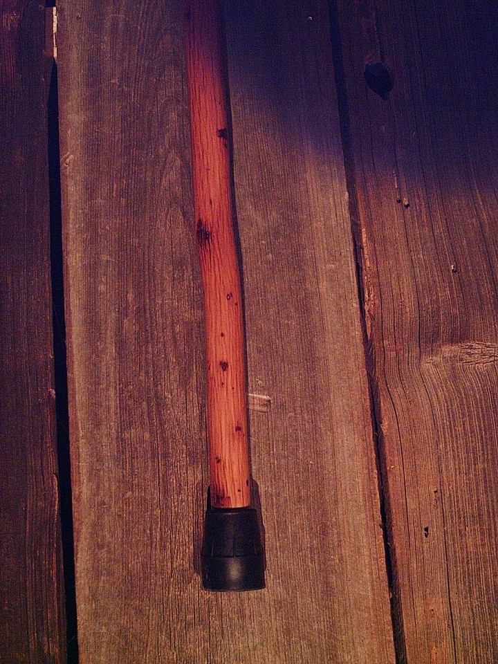 walking stick natural grown ROOT HANDLE CANE for average size hands ...