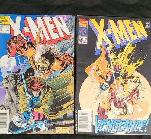 X-Men #33 #38 1994 Marvel Comics Gambit Vs. Sabertooth Andy Kubert | eBay