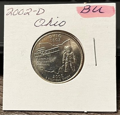 2002-D Ohio State Quarter (Brilliant, Uncirculated) | eBay