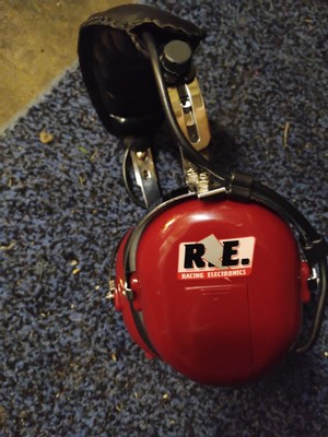 R.E. Racing Electronic RE NASCAR Headphones AM FM Headset (1) No Cords ...