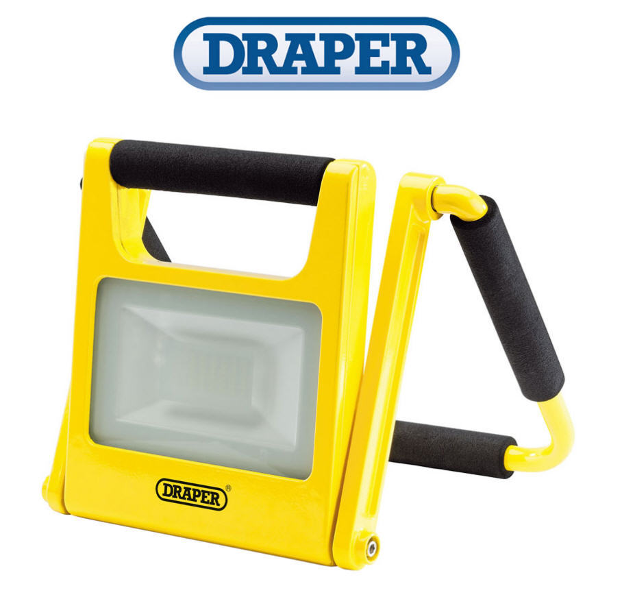 Draper 10w SMD LED Rechargeable Inspection Work Lamp Light Torch ...