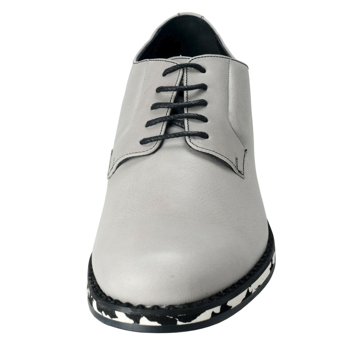 Jimmy Choo Men's Leather Alaric Cloud Gray Lace Up Oxfords Jimmy Choo Men's Leather Alaric Cloud Gray Lace Up Oxfords