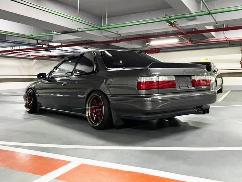 Gloss Black JDM HONDA Accord Coupe CB CB7 90-93' Rear trunk duckbill ...