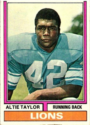 ALTIE TAYLOR 1974 Topps Football #412 FREE SHIPPING B15R4S29P17 | eBay