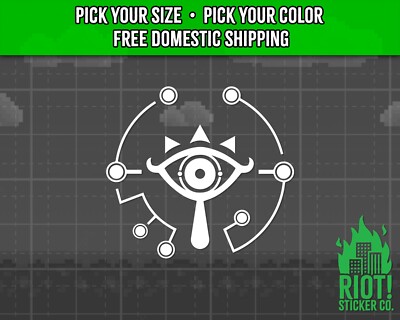 Zelda Sheikah Eye Decal for Cars, Trucks, Laptops, Nintendo Decal | eBay