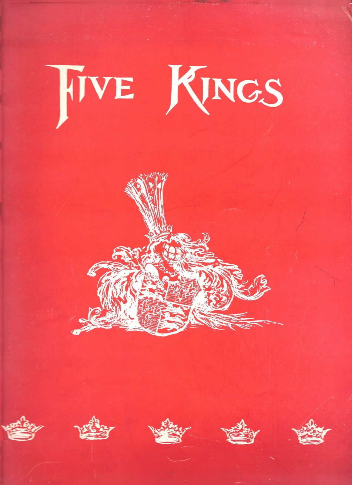 Five Kings - Orson Welles, Burgess Meredith - Mercury Theatre Souvenir ...