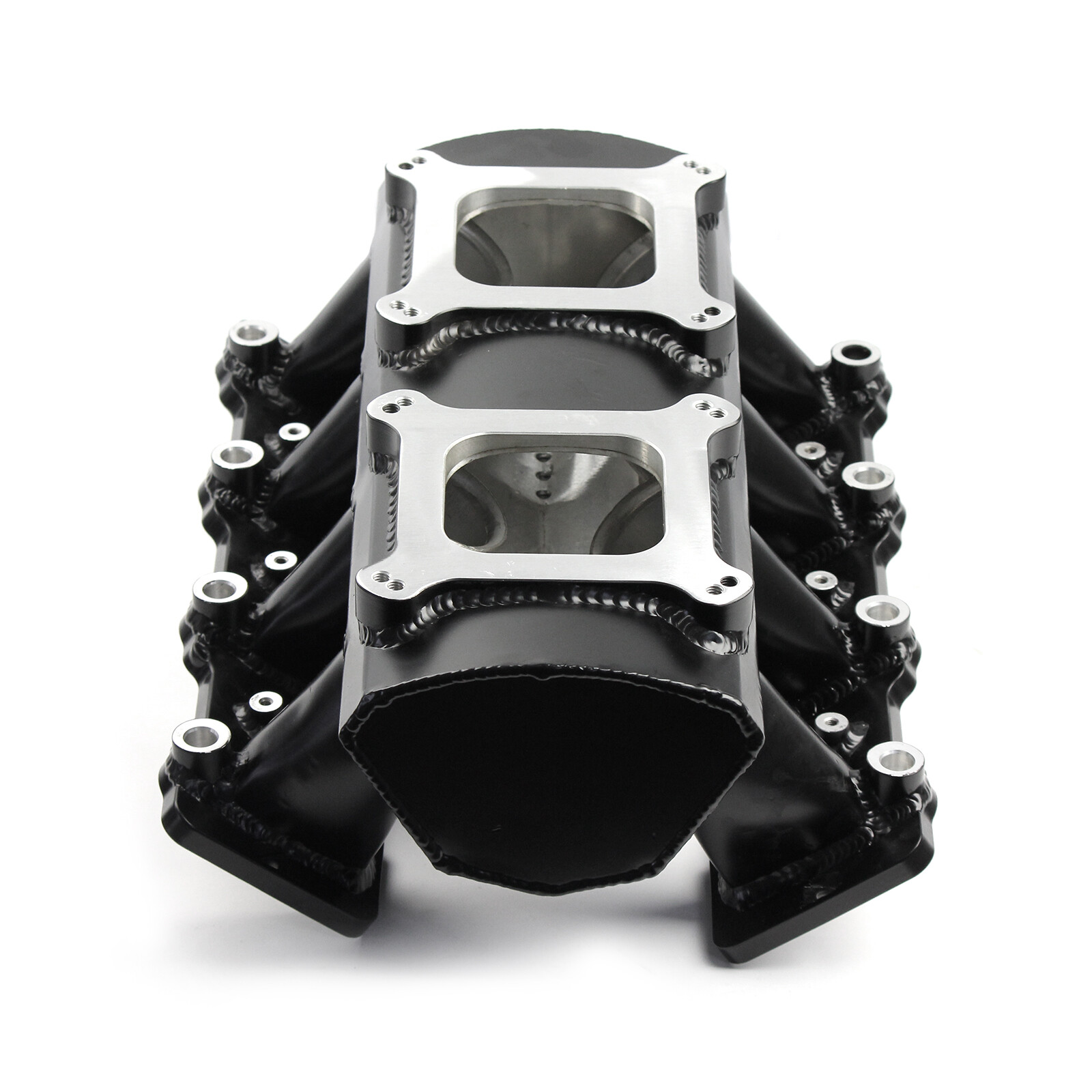 Chevy GM LS3 Fabricated EFI Twin Throttle Body Intake Manifold Black | eBay