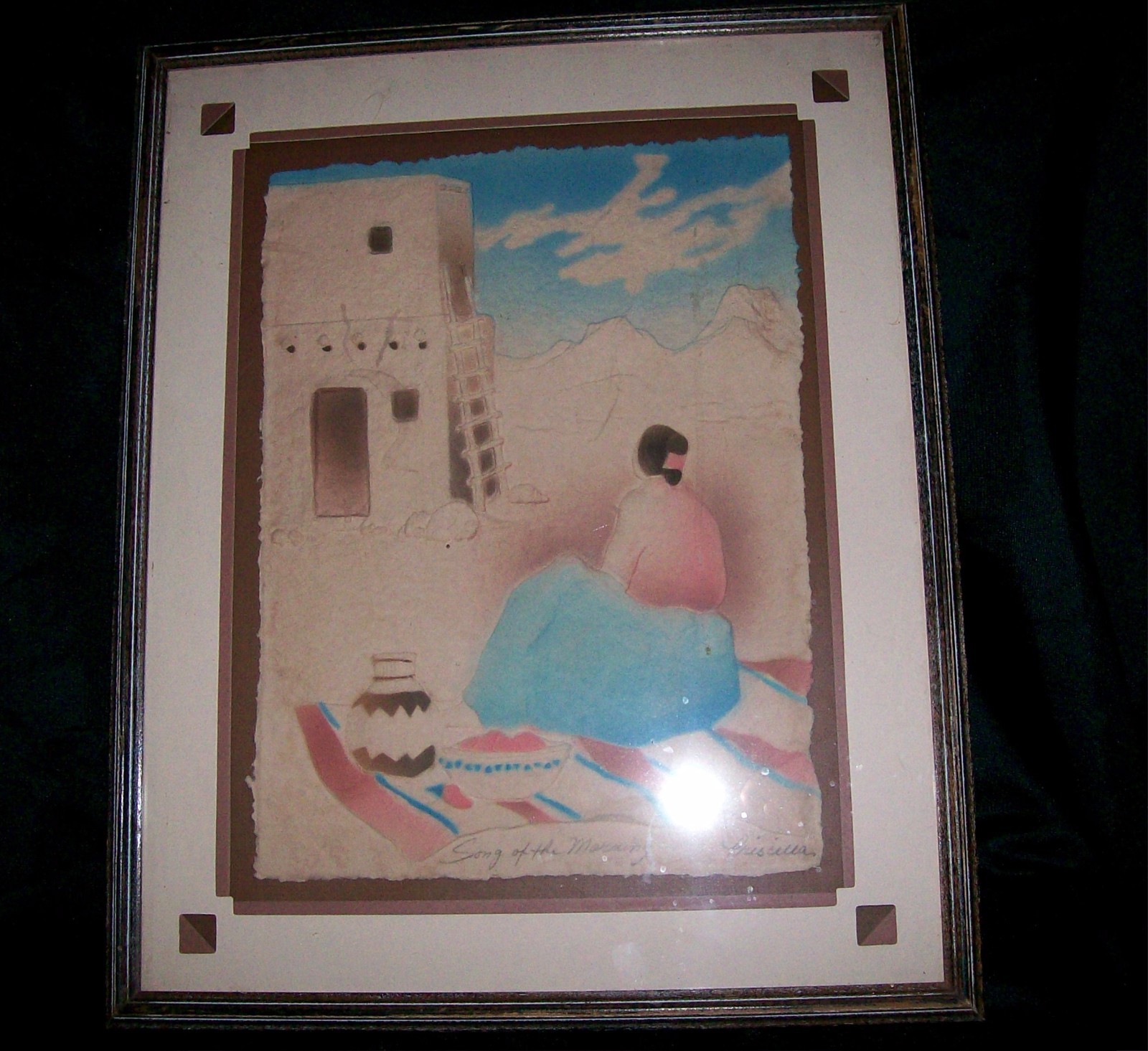 Figi Graphics Art "Song Of The Morning" Signed Priscillia 1992 Cast ...