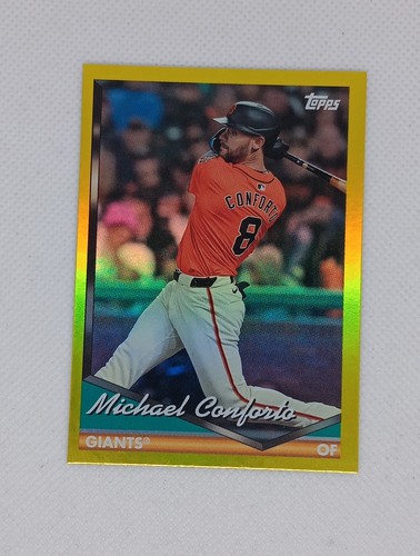 2024 Topps Archives - 1994 Topps Michael Conforto #285 Yellow Foilboard ...