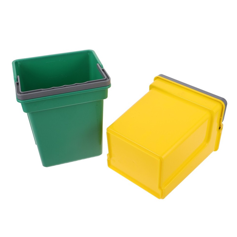 2 Pcs Clean Car Trash Can Bucket with Handle for Cleaning Trolley | eBay