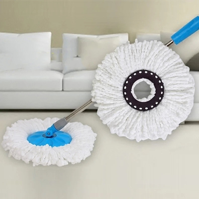 6 Pack Replacement Microfiber Mop Head Refill 360° Spin Easy Cleaning ...
