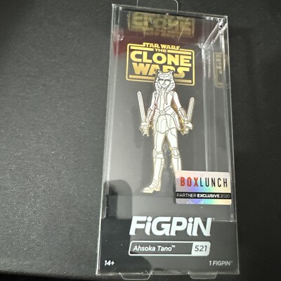 Ahsoka Tano Star Wars The Clone Wars Gold Box Lunch Figpin Disney 2020 ...