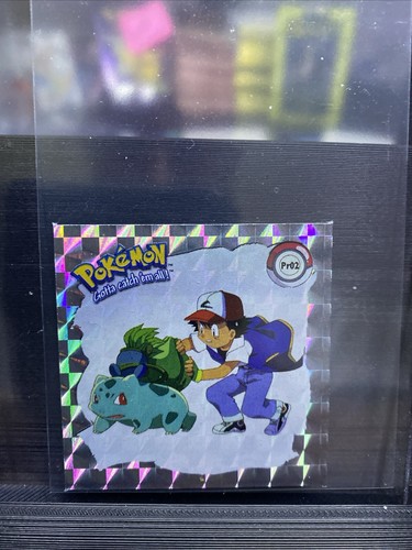 1999 Artbox Pokemon Stickers Series 1 PRIZM #Pr02 Bulbasaur Sticker | eBay