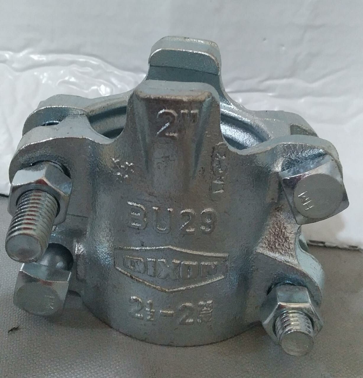 Dixon Boss Clamp 4 Bolt Type 2 Gripping Fingers Plated Iron BU29 for ...