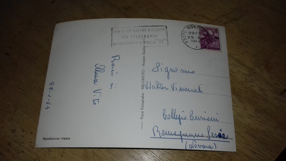 CARTOLINA-MODENA-CORSO DUOMO E CHIESA NUOVA -ANIMATA -AUTO -MOTO-1964 ...