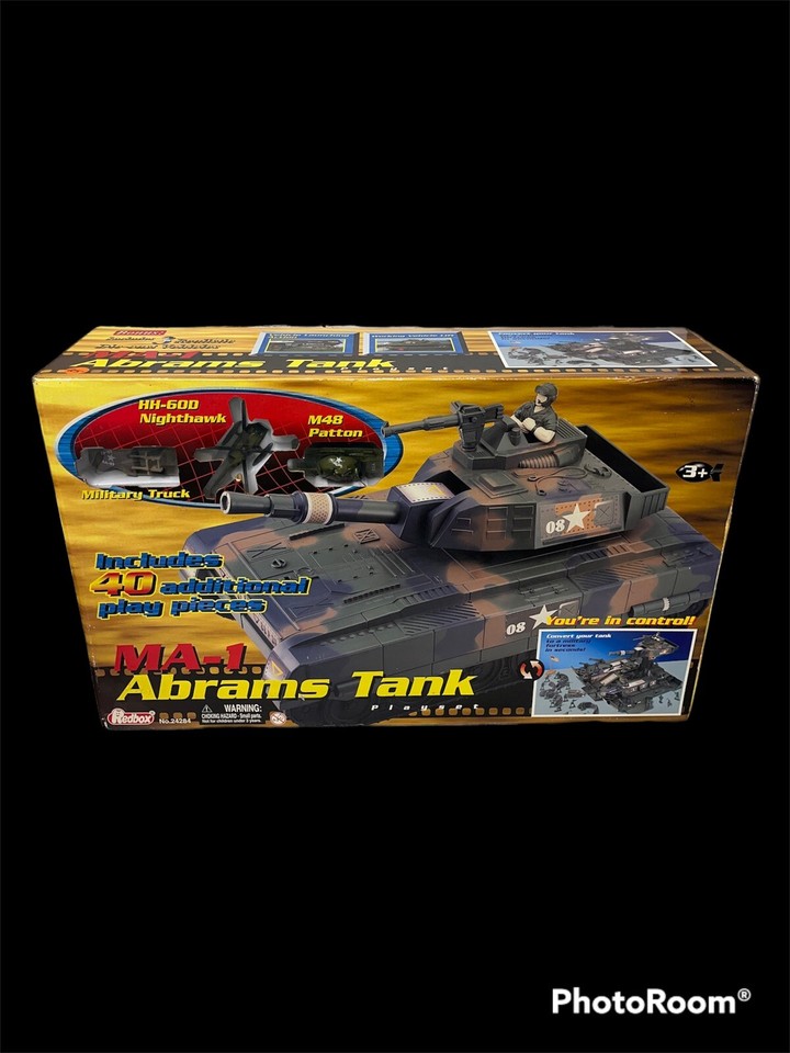 MA-1 Abrams Tank Playset with M48 Patton HH-60D Nighthawk by Redbox ...
