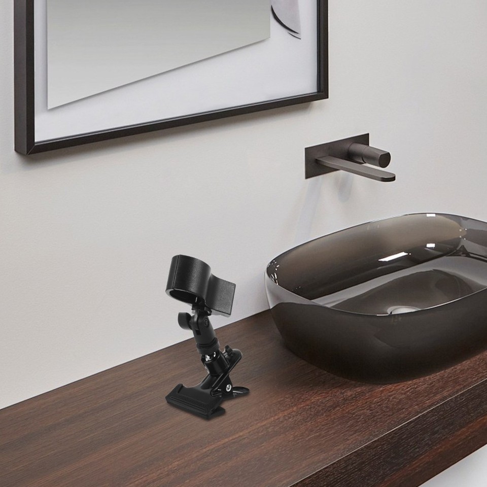 2 Pcs Hands-Free Hair Dryer Holder Multi Function Stand Countertop ...