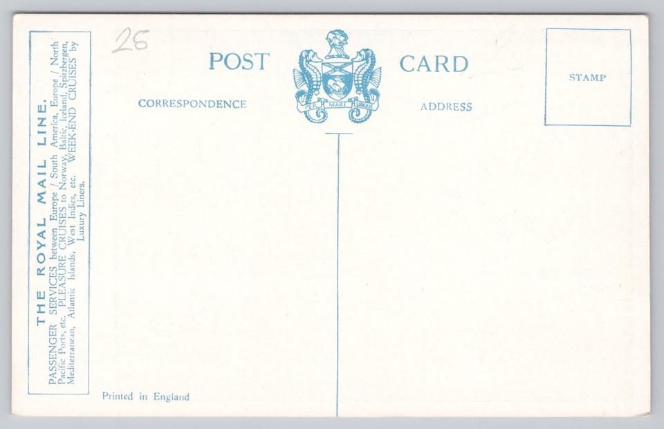 RMSP Atlantis Norwegian Fjord Royal Mail line cruise sgip Maritime ...