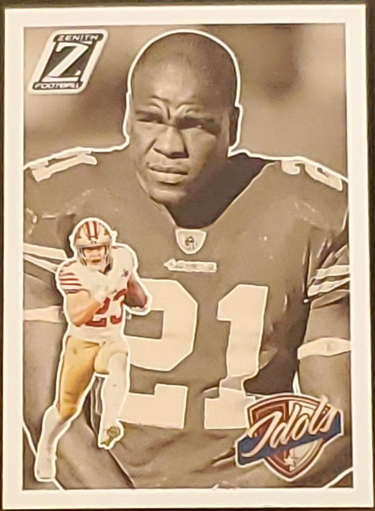 2024 Panini Zenith - Idols Christian McCaffrey, Frank Gore #1 for sale ...