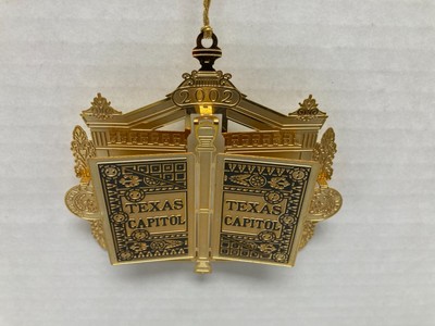 2002 Texas Capital 3D Christmas Ornament The Capital Door Hinge NO Box ...