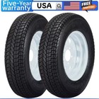 Set of 2 Trailer Tires ST175/80D13 175 80 13 6PR Trailer Tires With 13 ...