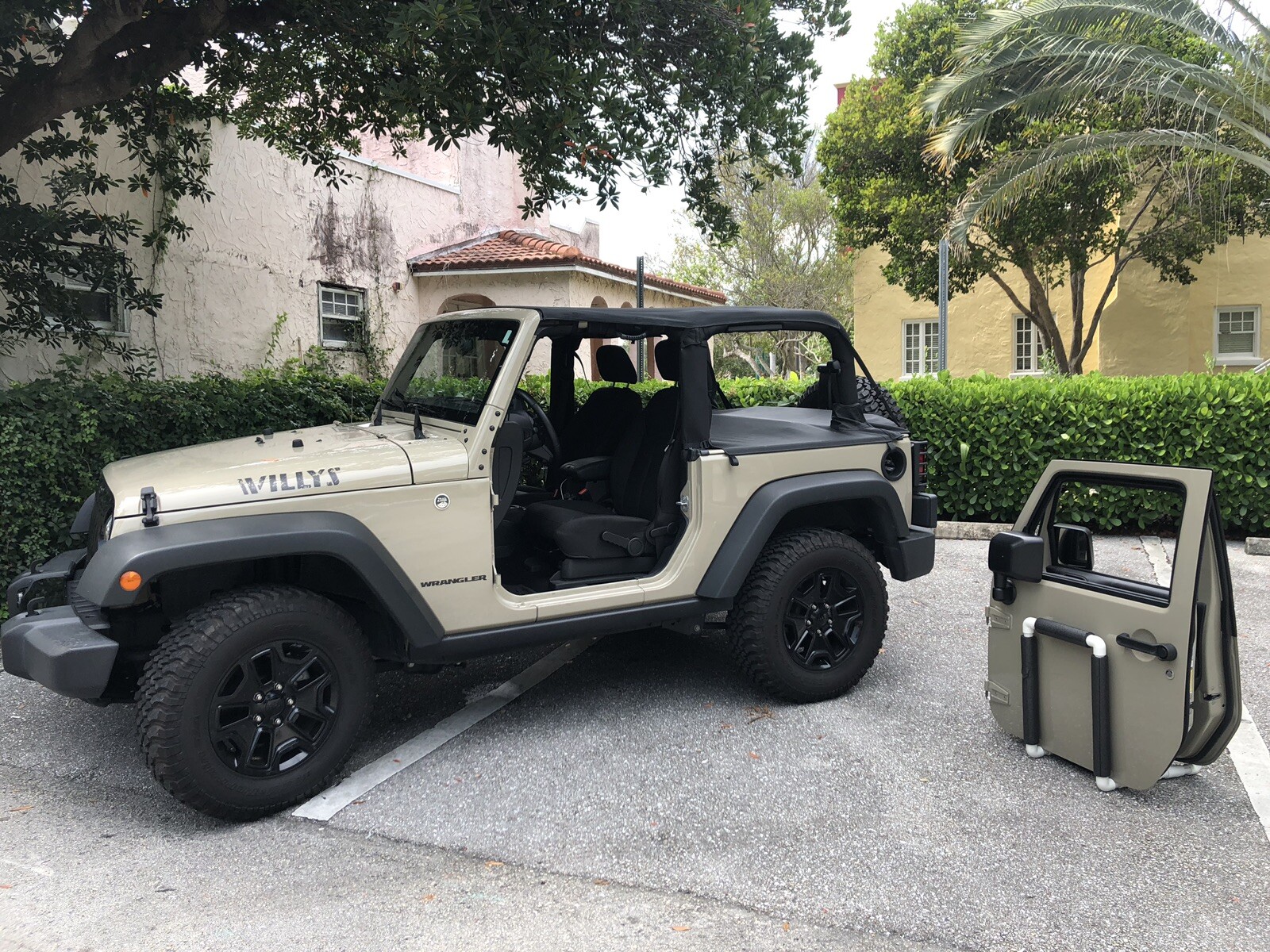 Jeep Door Holder Storage Rack - Wrangler/Gladiator Compatible (2 door ...