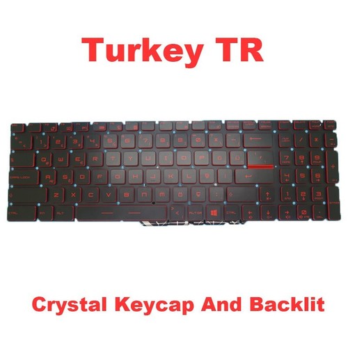 Red Backlit Keyboard For MSI CX62 2QD 6QD 6QL 7QL CX72 6QD 7QL CX62 TR ...