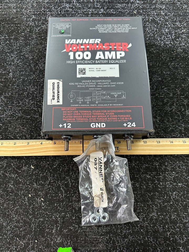 Vanner Inc. Voltmaster 100 Amp High Efficiency Battery Equalizer 66-100 ...