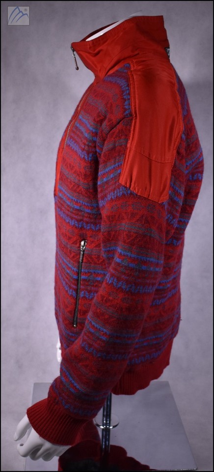 SPYDER INSULATED WOOL WINDSTOPPER SWEATER JACKET MENS M | eBay