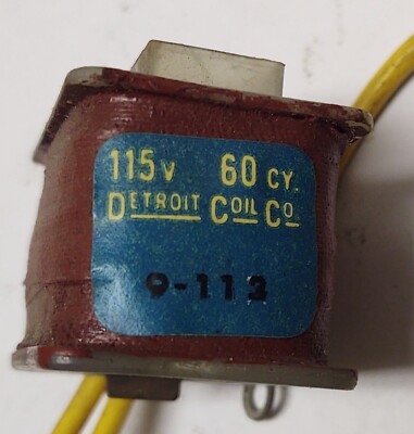 DECCO 9-113 SOLENOID COIL 115V 60HZ HYDRAULIC VALVE FREE SHIPPING | eBay