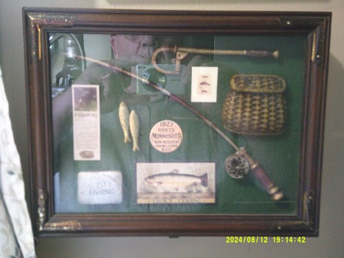 vintage Minnestoa fishing shadow box++++++++++++++++++++++ | eBay