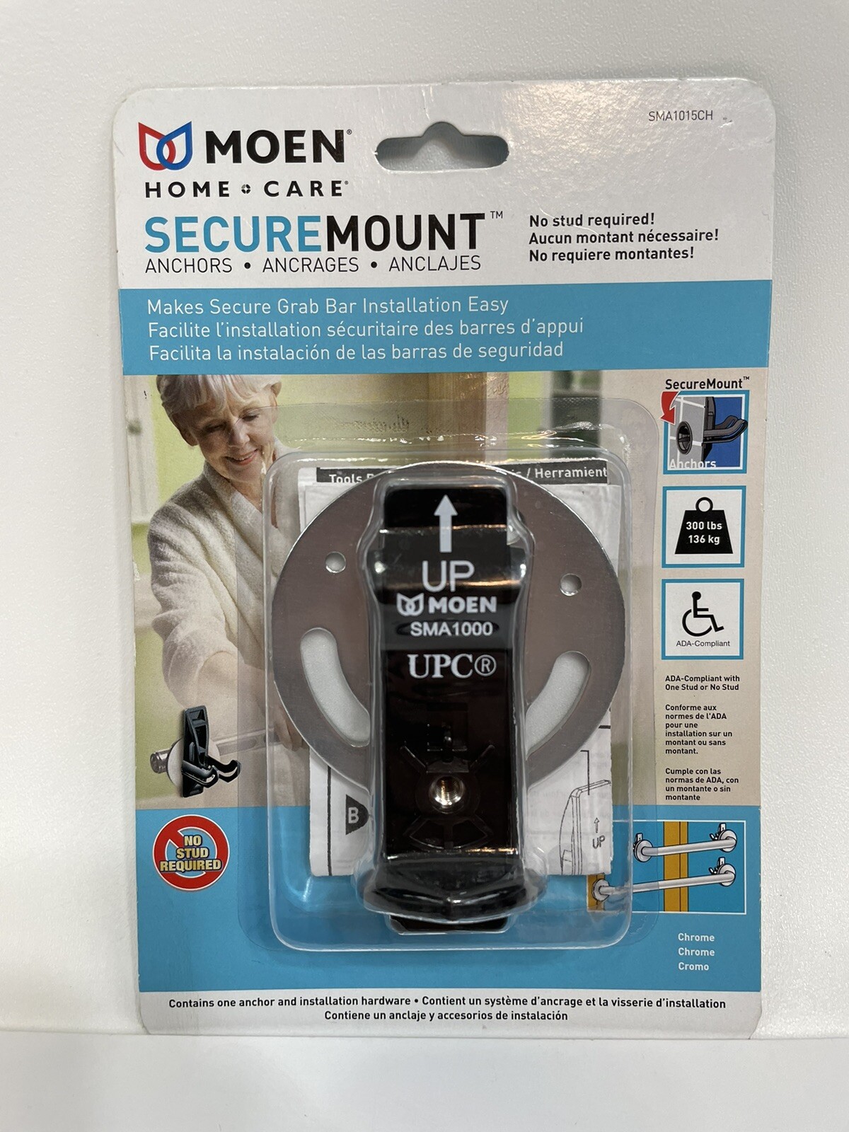 Moen Secure Mount Anchors Chrome SMA1015CH for sale online | eBay