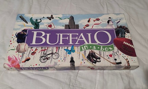 Buffalo In A Box Monopoly Style Board Game New York NY Big Apple ...