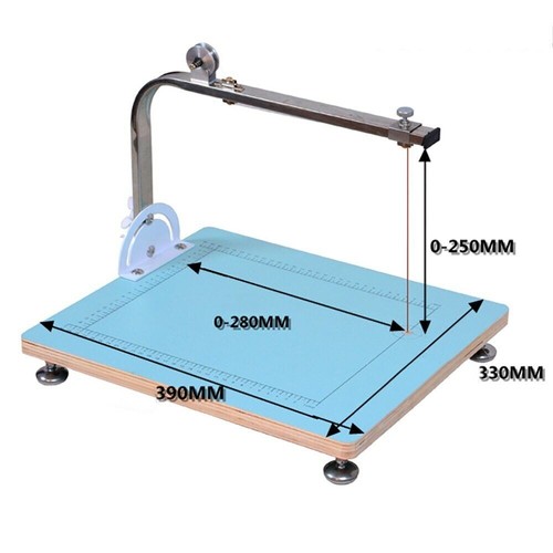 AC 100-240V Portable Foam Cutting Machine 390x330MM Desktop KT Board ...