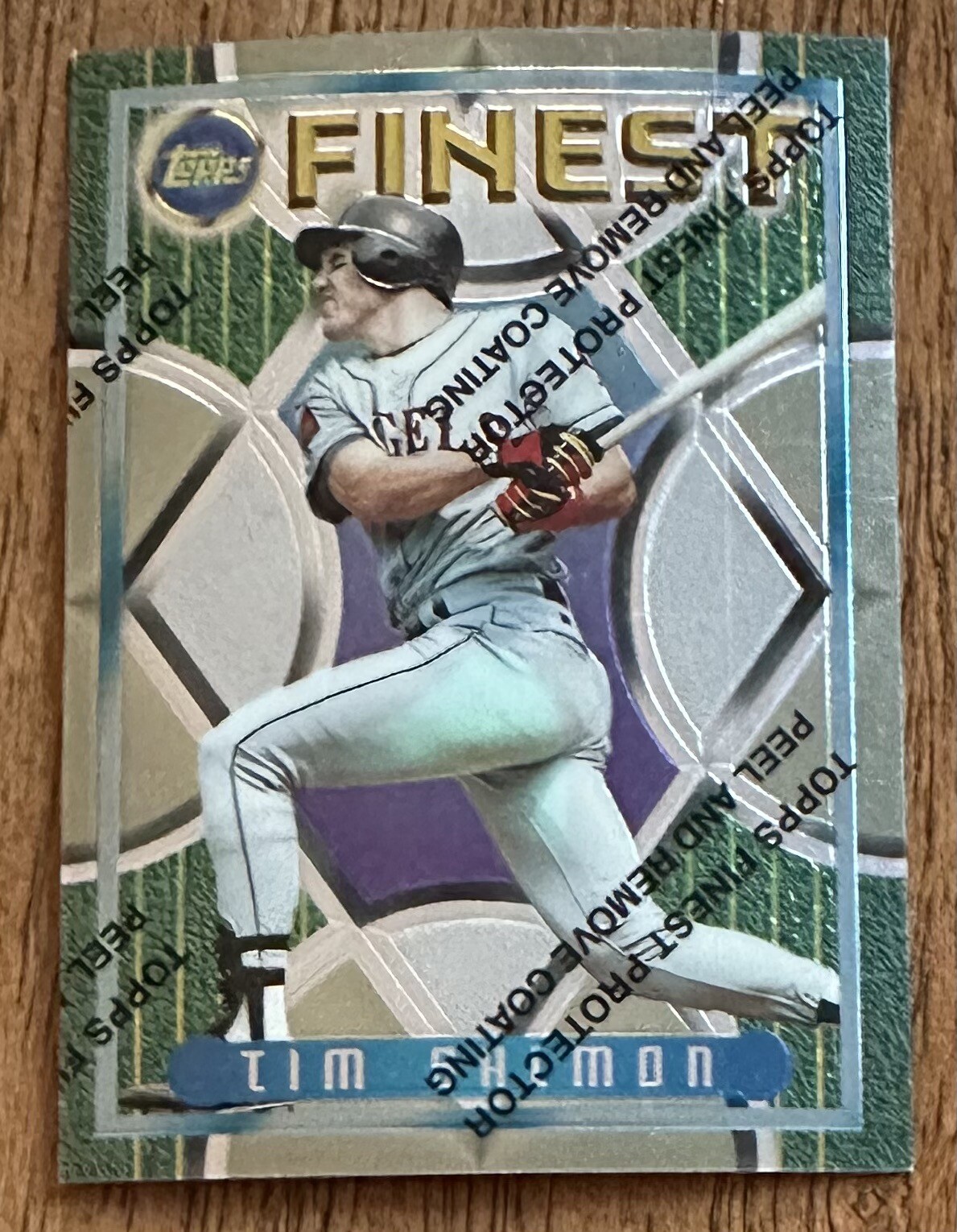 1995 Topps Finest TIM SALMON #79 Angels | eBay