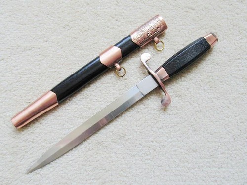 S0809 BRONZE COLD WAR SOVIET UNION CCCP RUSSIAN NAVY DAGGER KNIFE SWORD ...