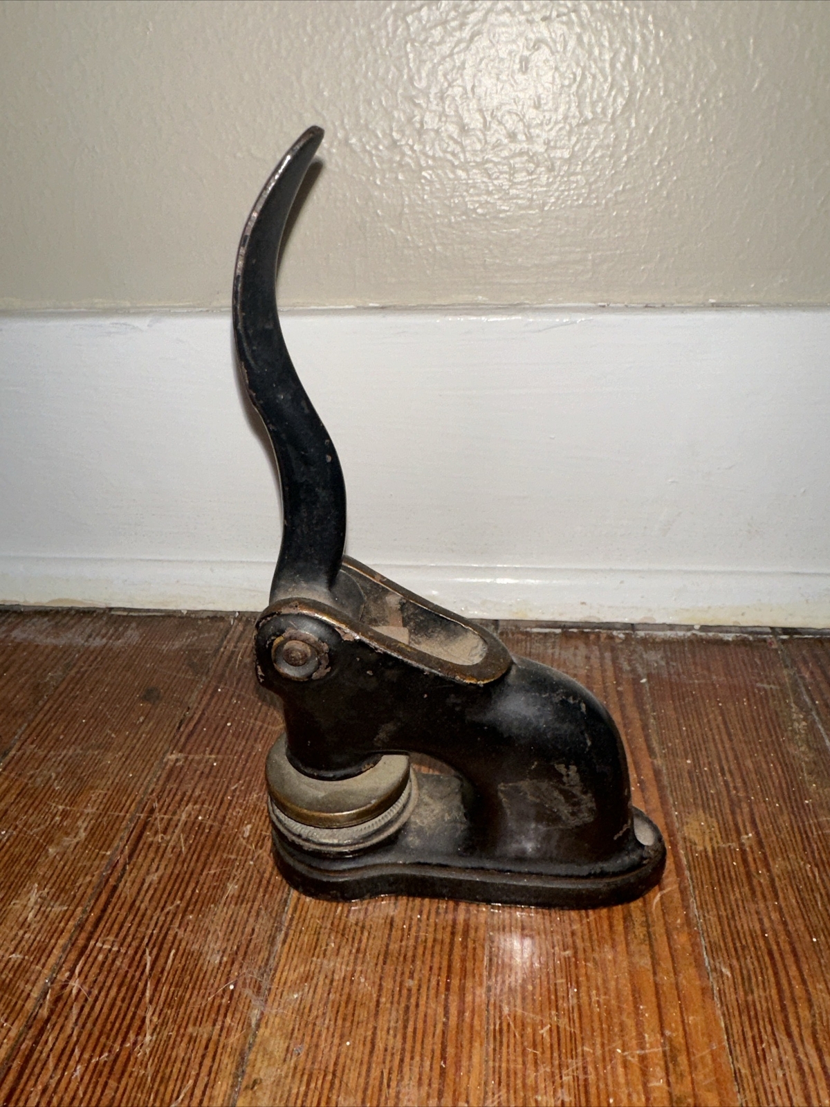 Vintage Cast Iron Stamp Seal Press Embosser Essex County | eBay