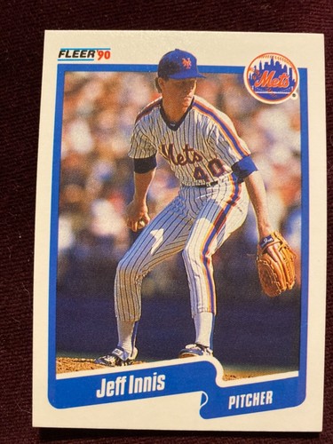 1990 Fleer #206 Mets Jeff Innis Baseball Card | eBay