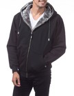 Pro Club Pile Full Zip Up Hoodie Heavyweight Thick Jacket Sweatshirts ...